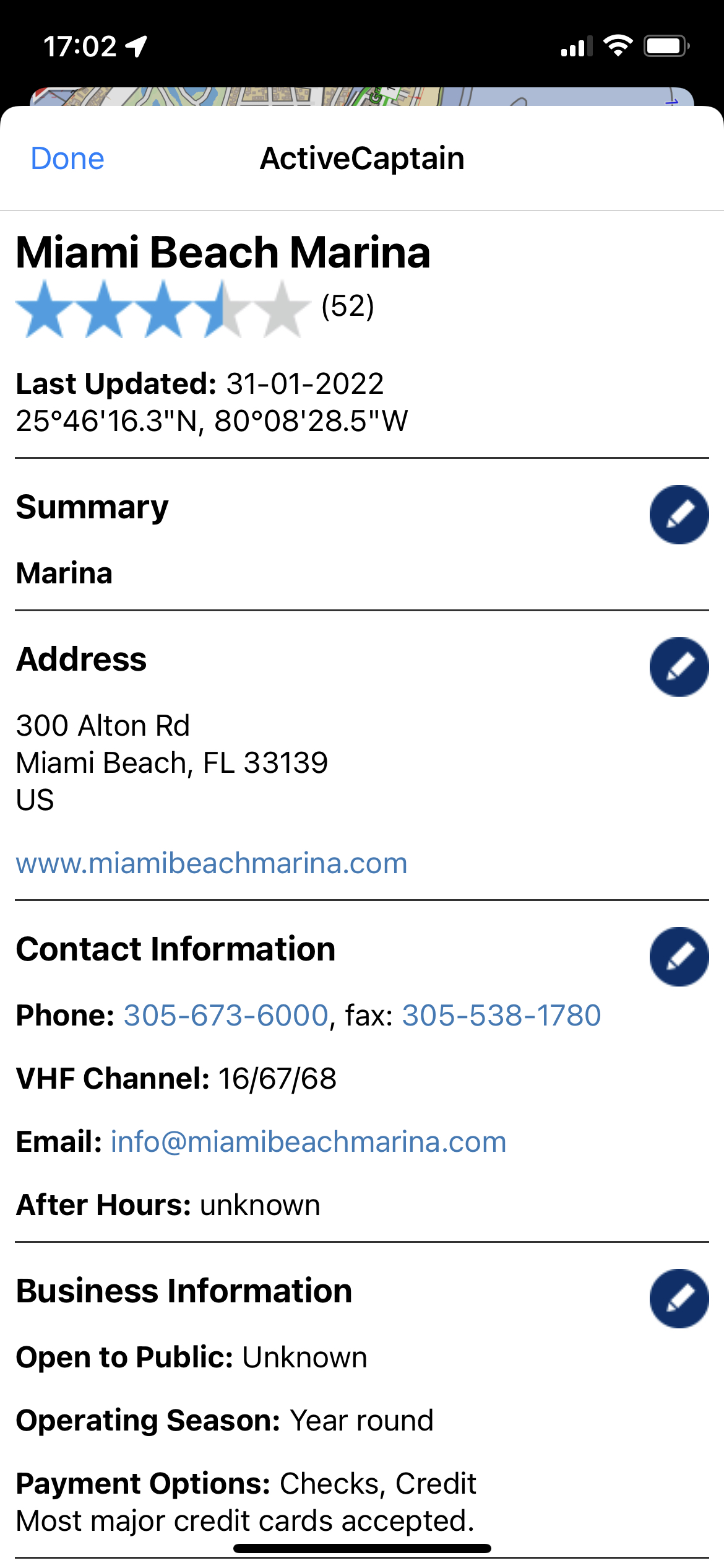 ActiveCaptain community support • Aqua Map